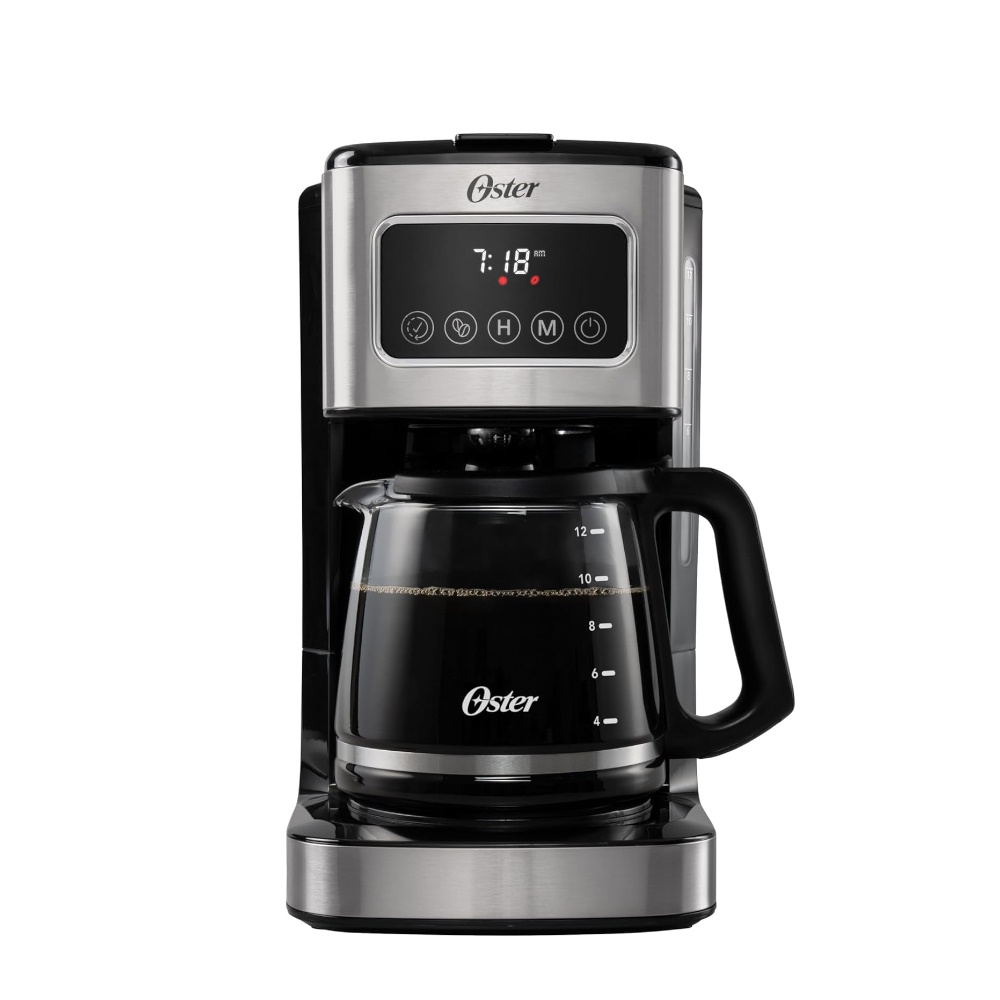 Cafetera de Goteo Programable 12 Tz Táctil 800 w Oster 2196292