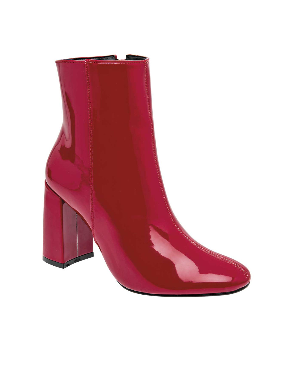 bota mujer color rojo