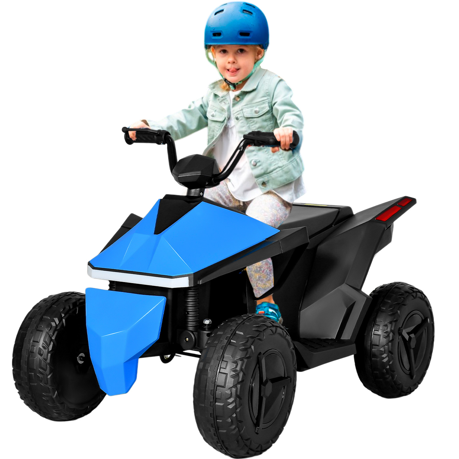 Cuatrimoto Cyber Electrica Montable Niños 12v 8 Km/h Azul