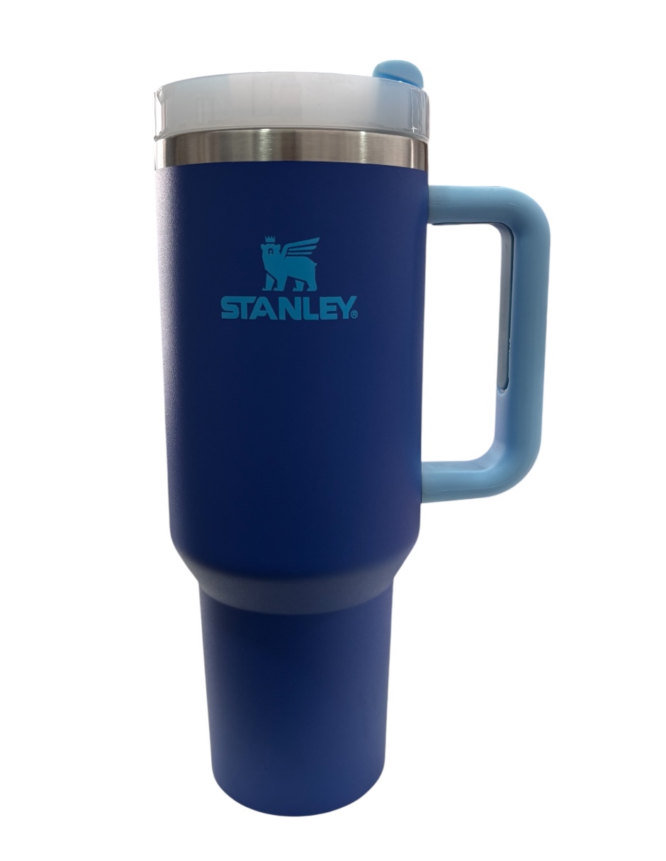 Termo de acero inoxidable Stanley Quencher 2.0 color celeste de 1.2 ...