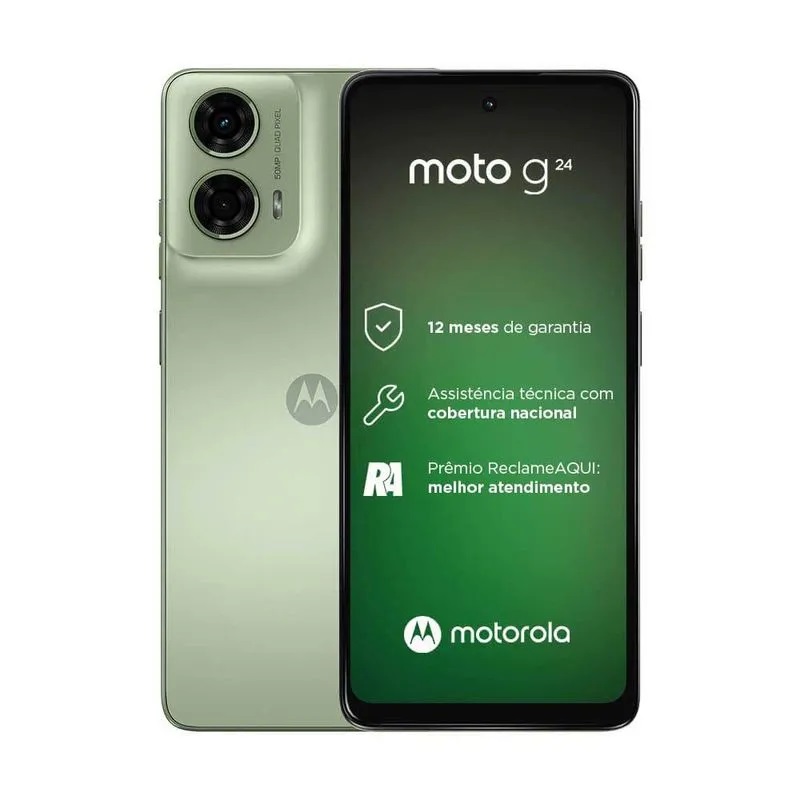 Motorola G24 128Gb 4Ram Color Ice Green Nuevo Desbloqueado