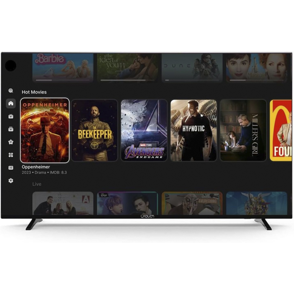 SMART TV QTOUCH QW40DYH 40" FHD WIFI 3HDMI 2USB QW40DYH 1AÑO DE GARANTIA