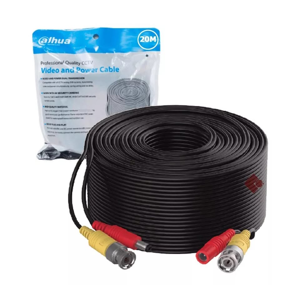 Cable 20 Metros Armado Video Energía Camaras 4k Conectores BNC Energía ...