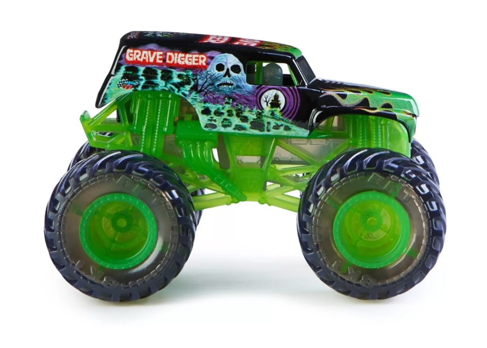 Monster Jam Grave Digger Bad Bone Escala 1:64