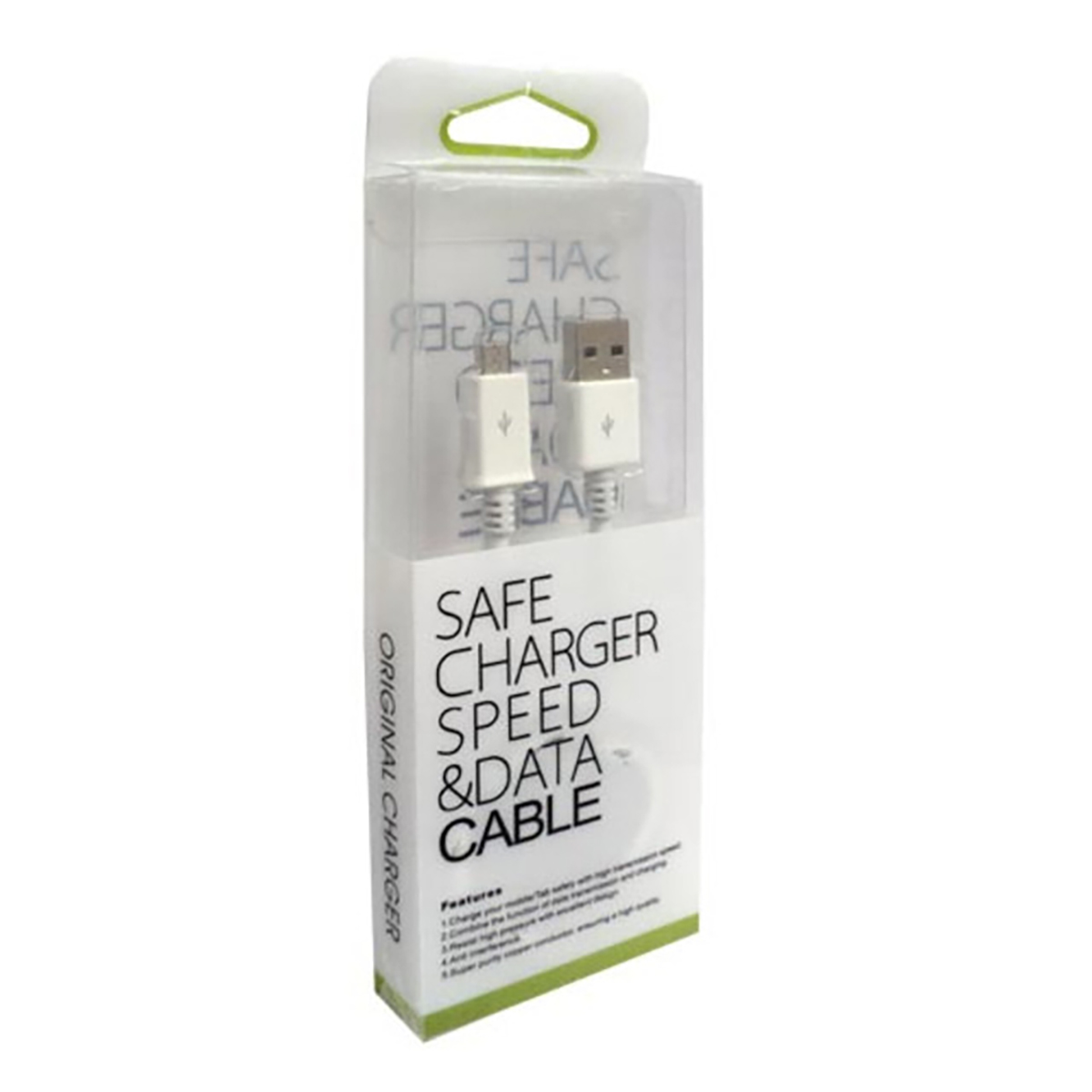 Cable Micro USB V8 1 Metro Compatible Con Carga Rápida y Datos