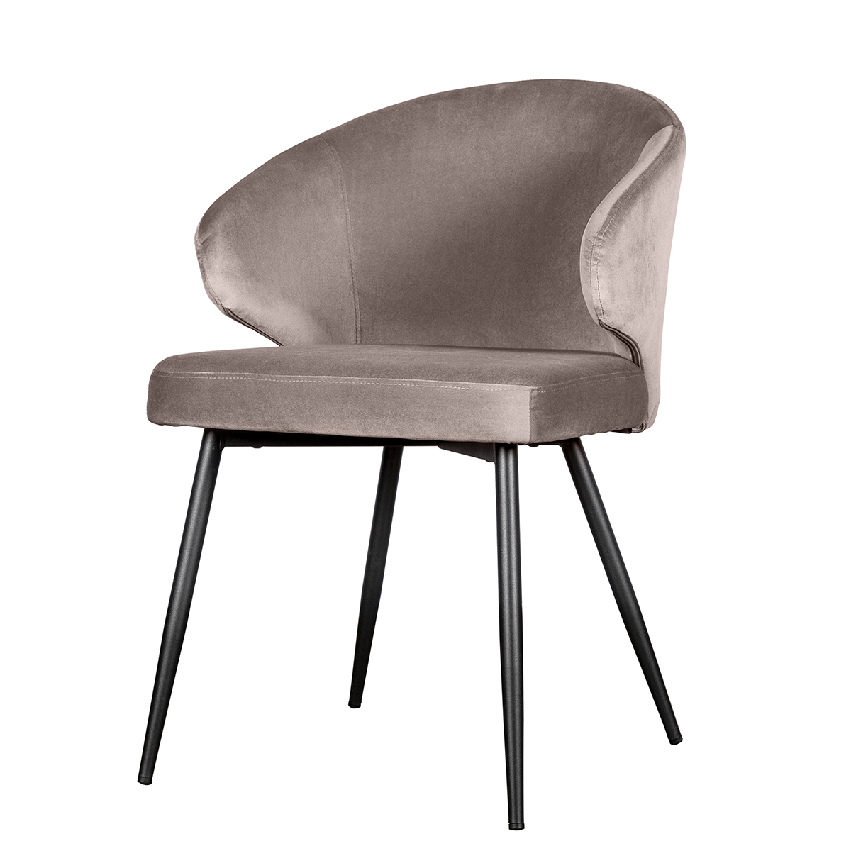 Silla Parda de Metal