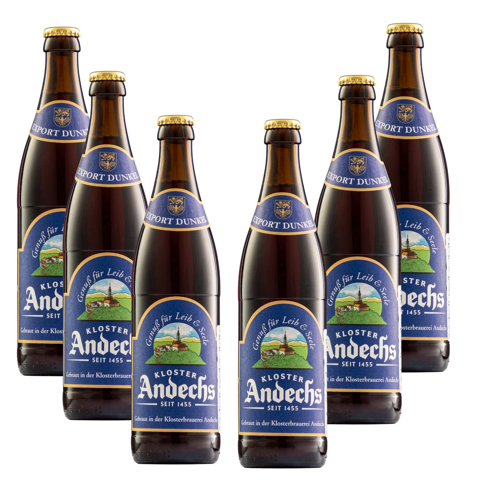 Six Pack Cerveza Andechs Export Dunkel 500 Ml