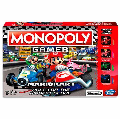 Hasbro Juego De Mesa Monopoly Gamer Mario Kart - Game Center.