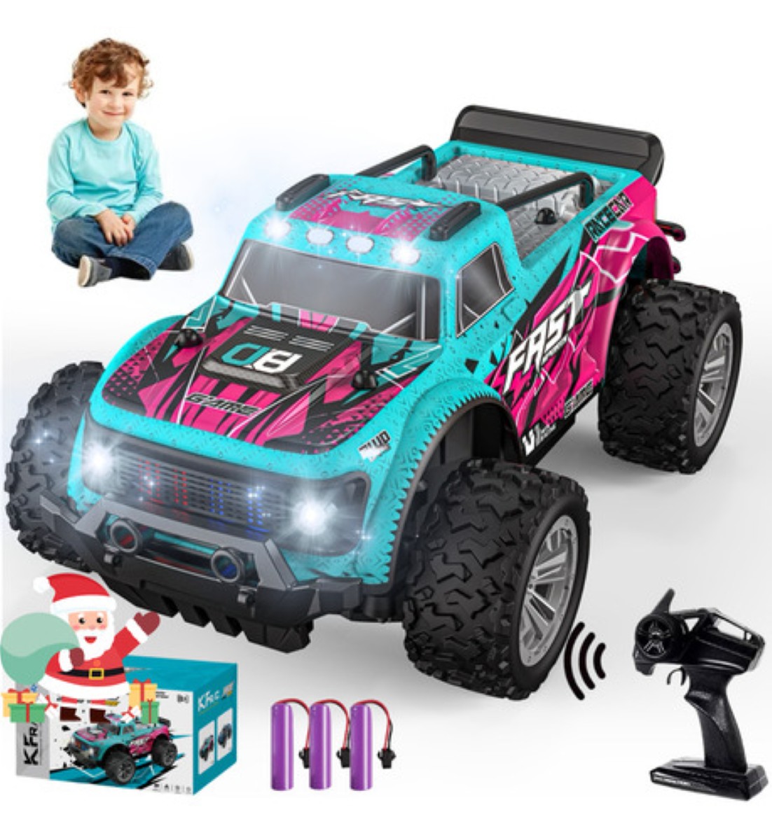 Carros Control Remoto Juguetes Rc Cars Regalos Para Niños CELESTE