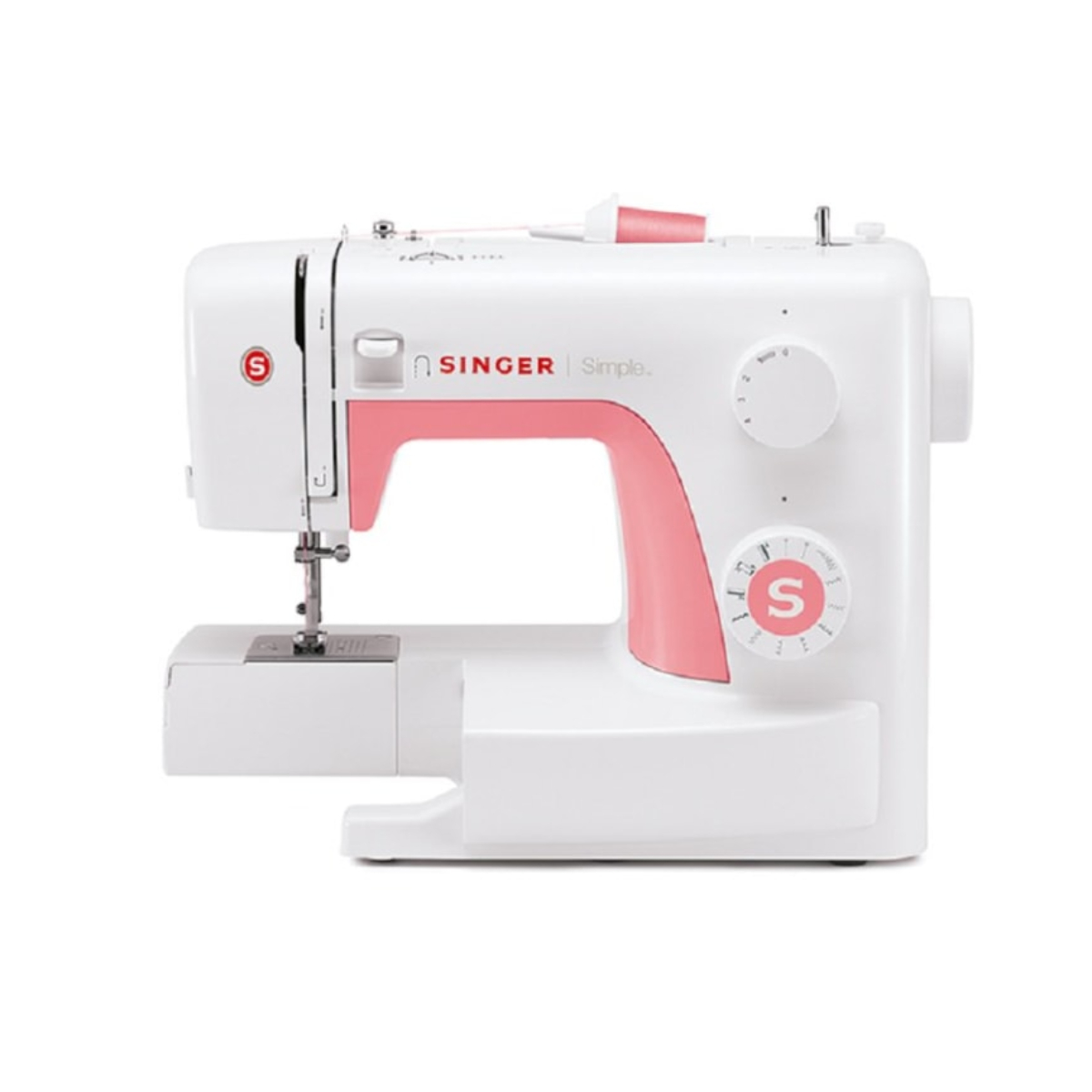 Maquina de Coser Singer 3210 Simple Blanco/Rosa ALBY7