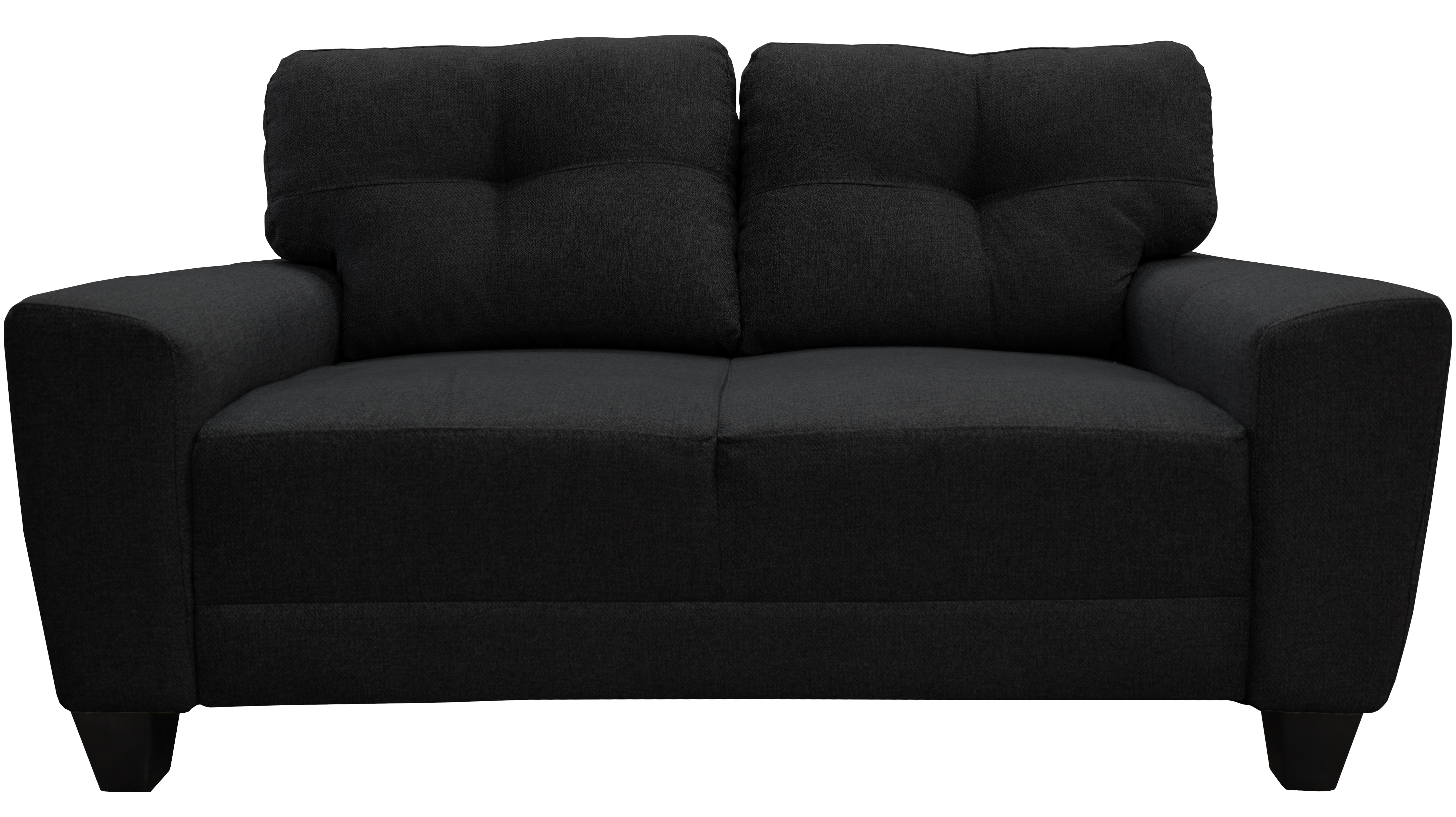 Love seat El Bazar Store Sidney Lino Negro 2 plazas, Modular, Moderno ...