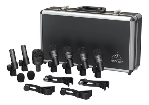 Behringer Bc1200 Drum Mic Set Bateria Juego 7 Microfonos Color Negro