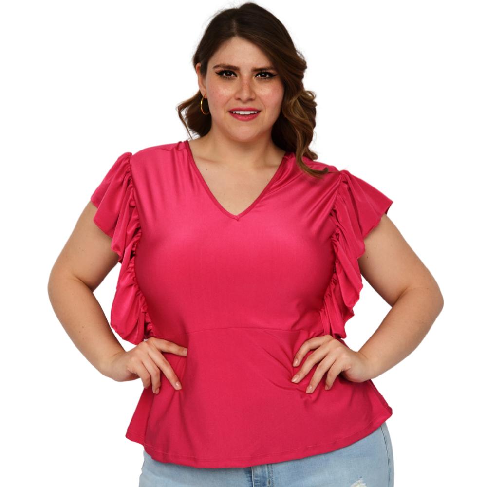 Blusa con strech (talla extra), modelo 1778 (Fiusha)