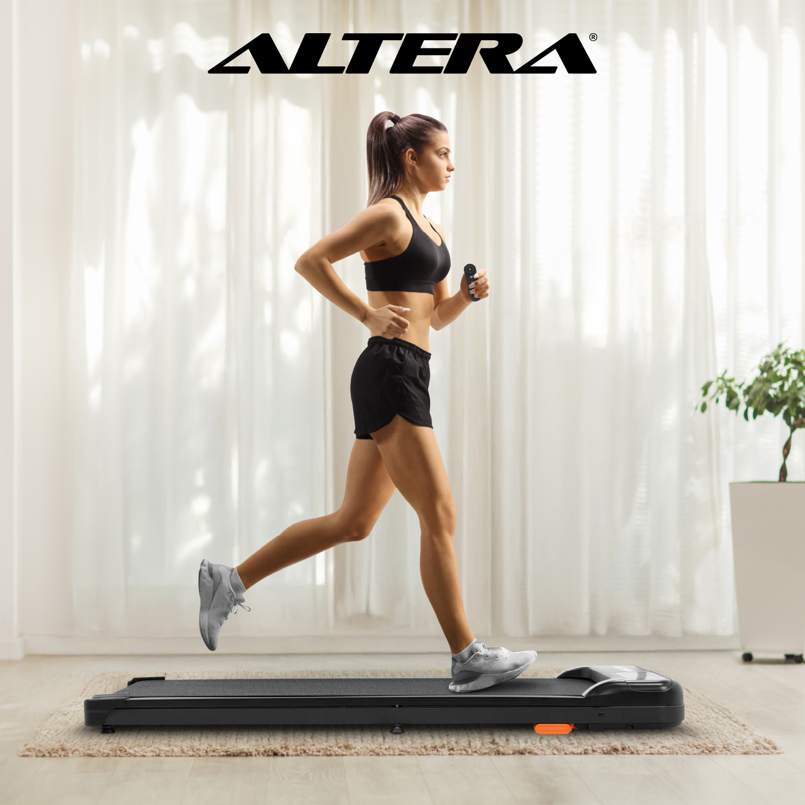 Caminadora Electrica Altera Walking Pad Control Elevacion