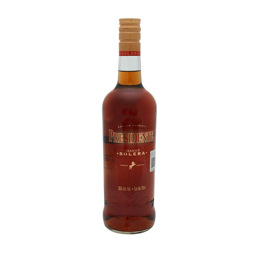 Caja de 12 Brandy Presidente Solera 700 ml