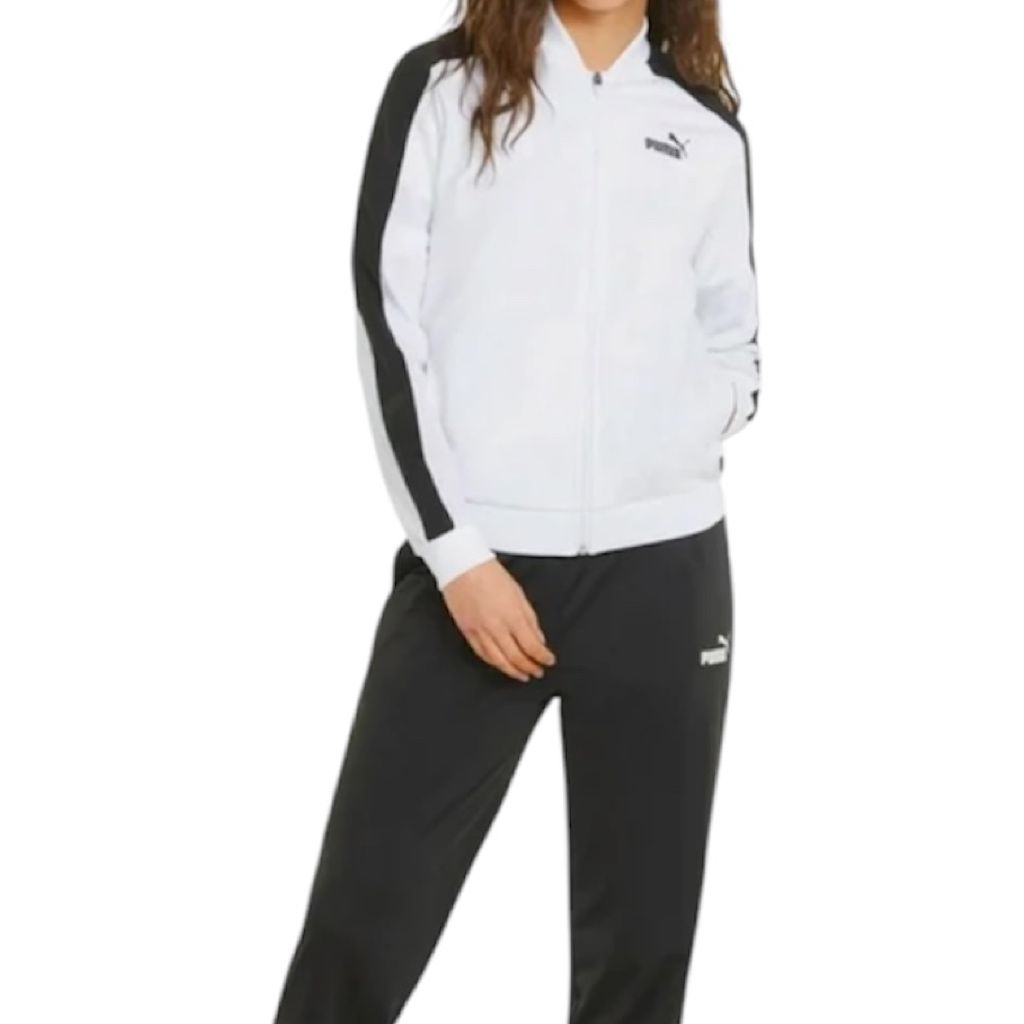 Conjunto Puma Suit para Mujer Blanco - Negro