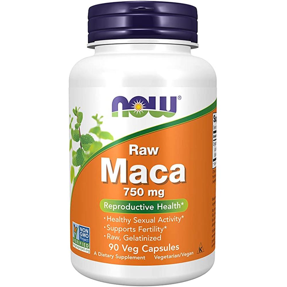 Vitaminas Now Maca 750mg 90 Cápsulas