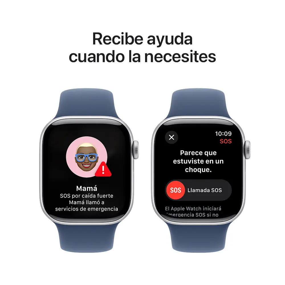 Apple Watch S10 (GPS) Caja de aluminio plata 42mm con correa deportiva ...