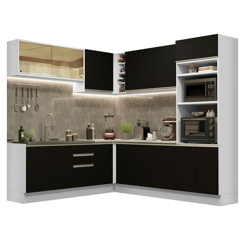Cocina Integral Completa Modular Madesa Glamy 459cm BN 01