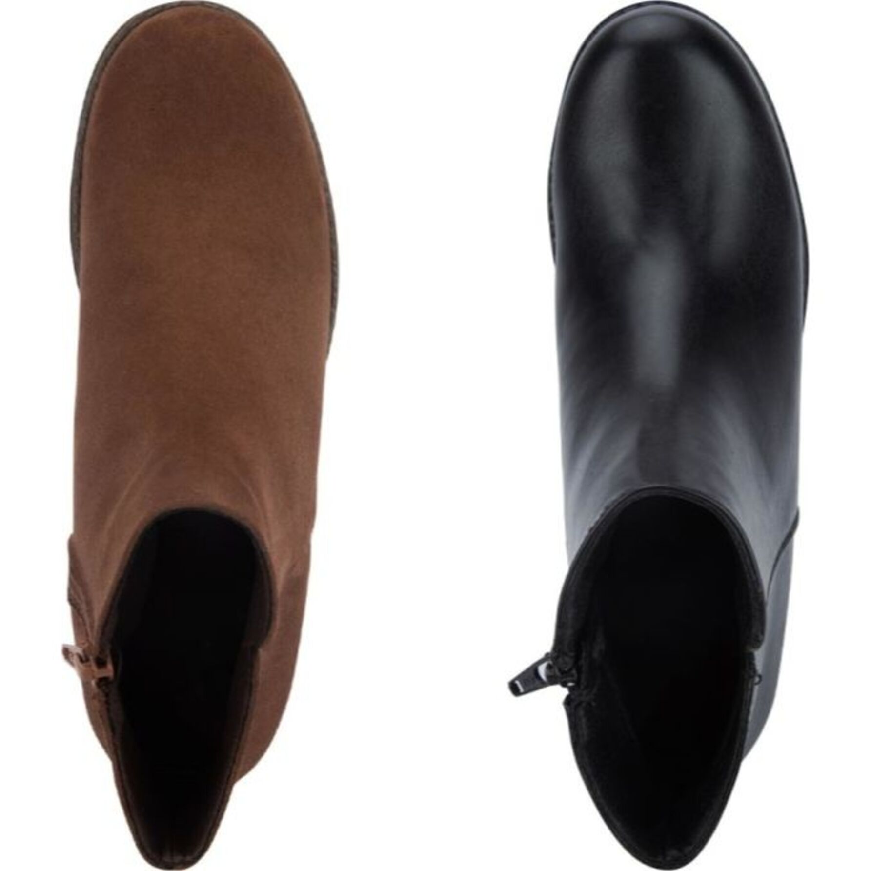 Kit de 2 pares de botas para mujer, casuales, con plataforma, acabado ...