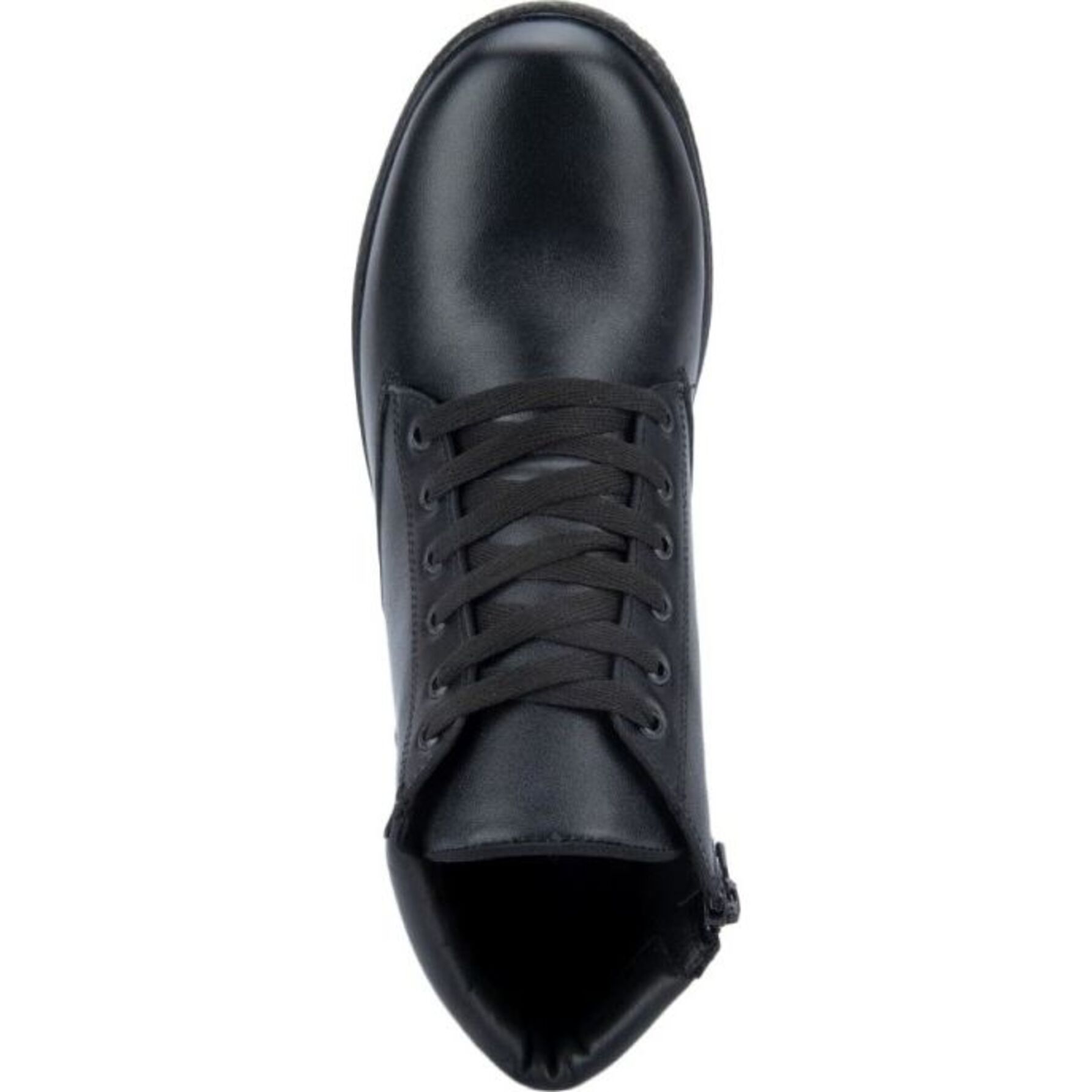 Botas para mujer, tipo botín confort, de piel, cómodo, con cordones ...