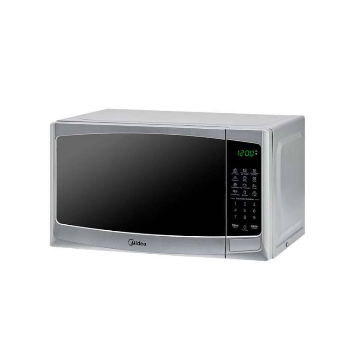 Horno de Microondas Midea 1.1 Pies Silver MMDP11S2BG