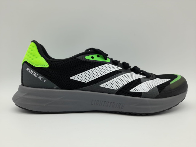 Tenis Adidas para correr Adizero RC 4 Hombre Black/White/Green
