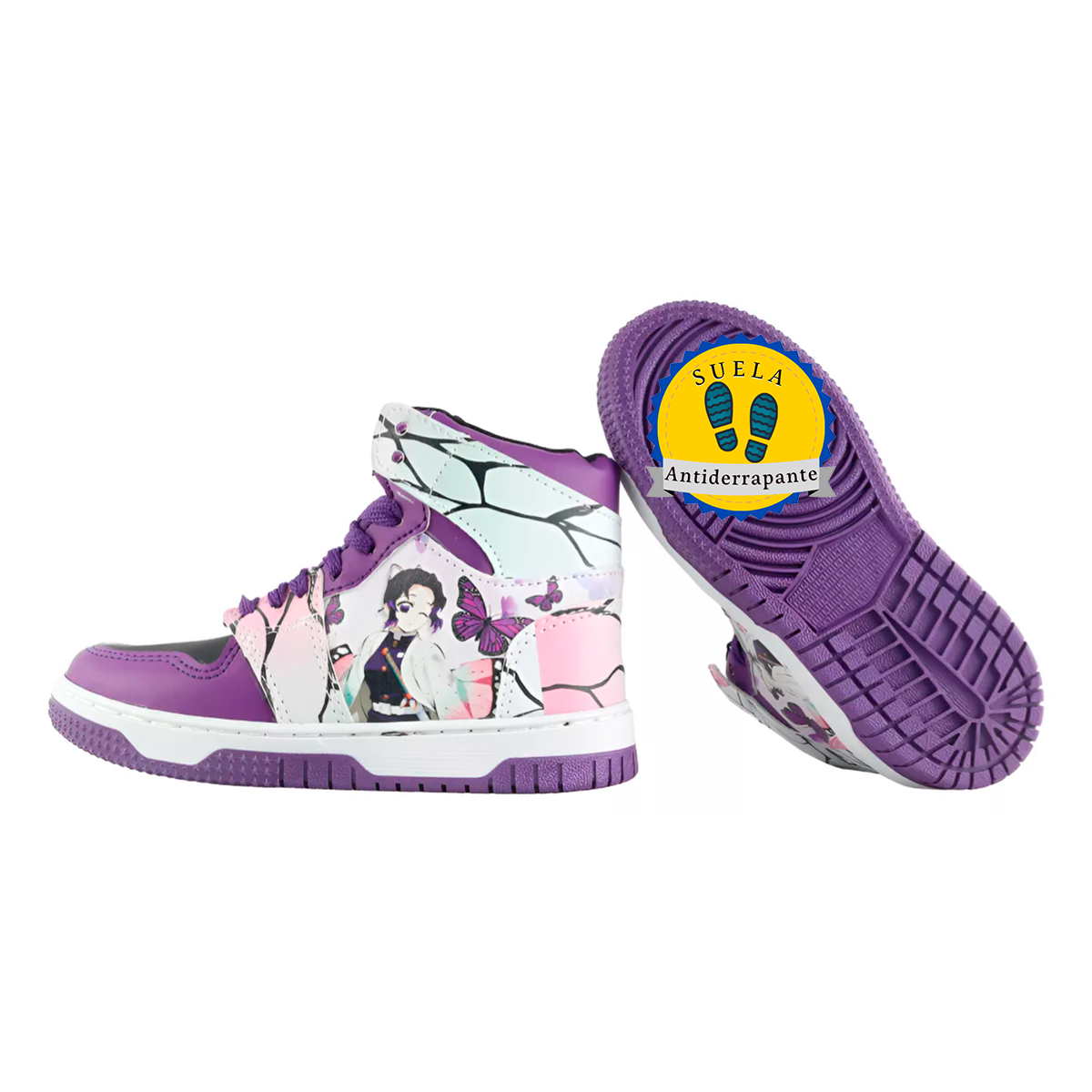 Tenis Shinobu Kocho Demon Slayer Anime Cosidos Moda 416-A-MS