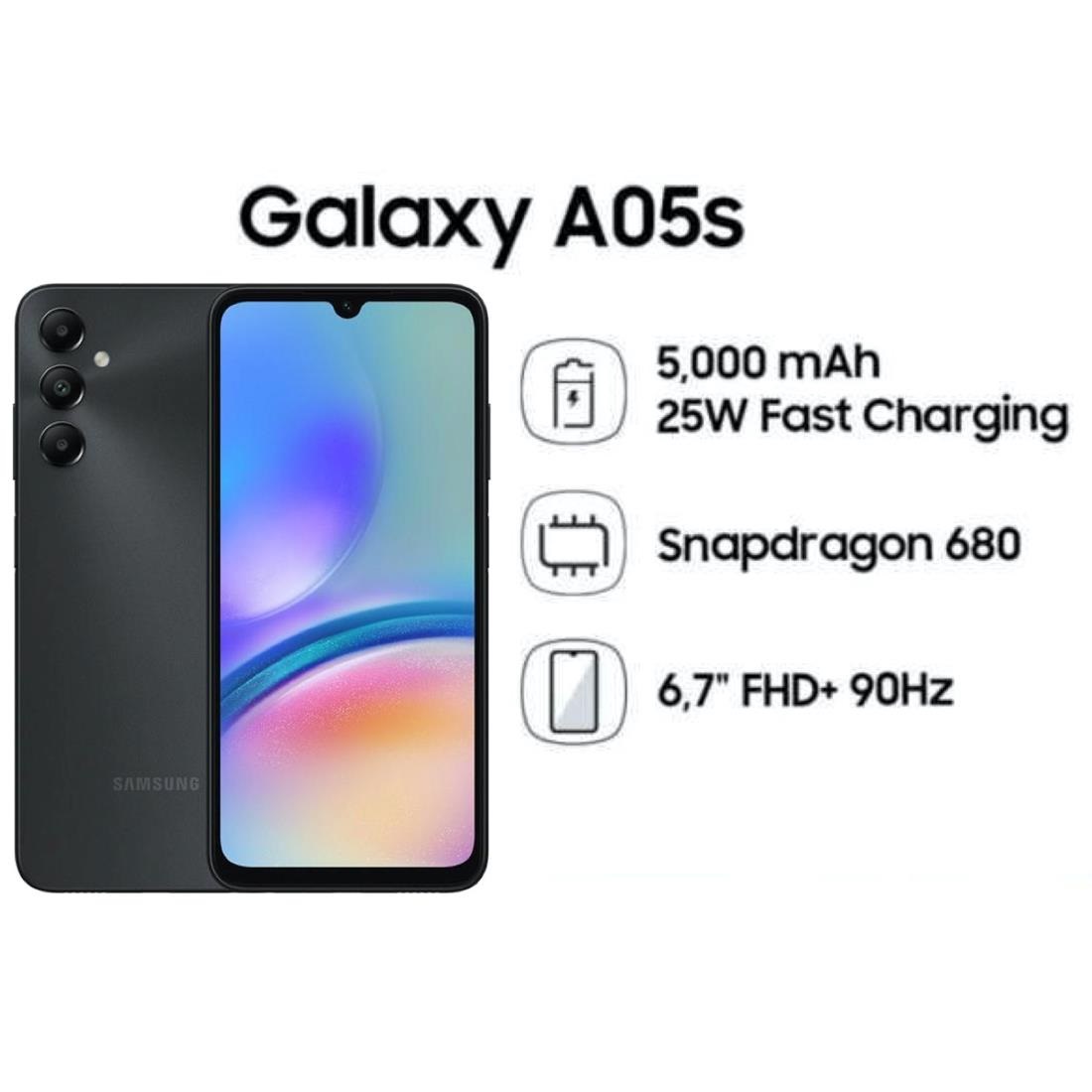 SAMSUNG A05S 128Gb 4Ram Color Negro Dualsim Nuevo Libre