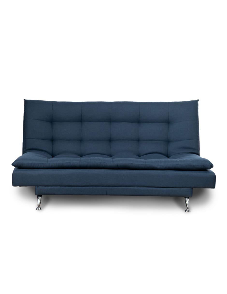 Sofá Cama Matrimonial 3 Posiciones Paris, Azul Marino