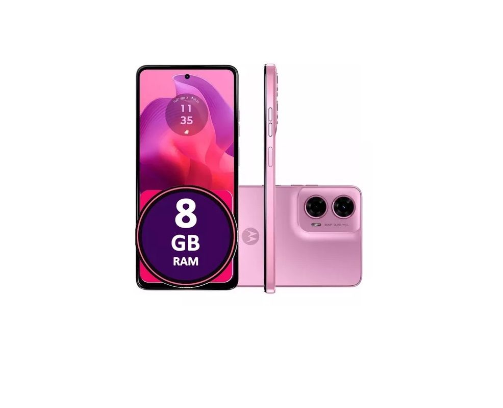 Motorola G24 128Gb 8Ram Color Rosa Nuevo Libre