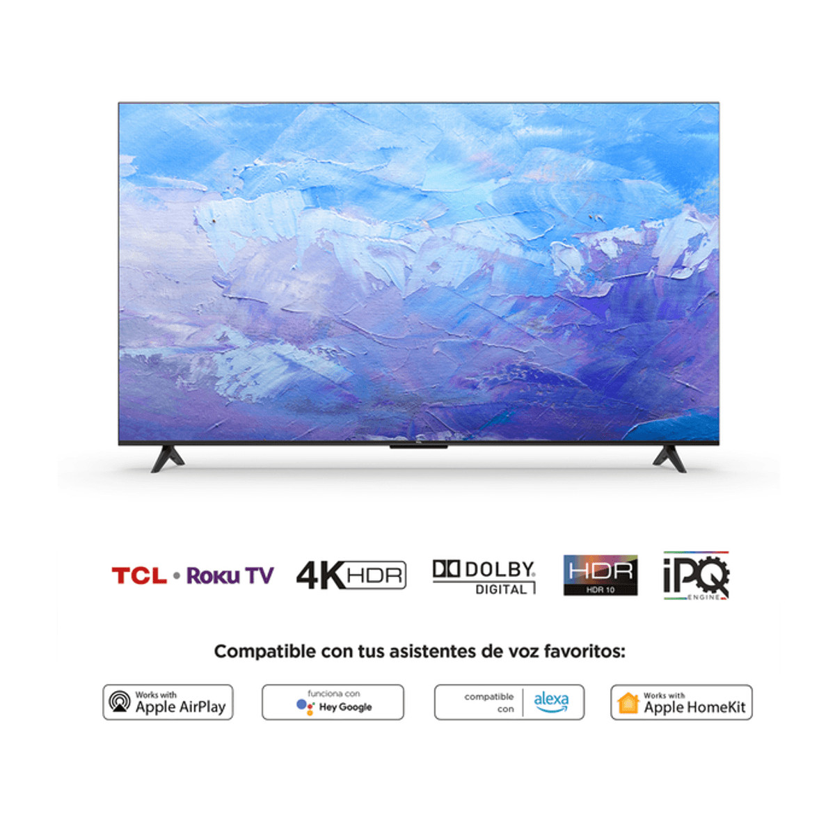 Televisión Pantalla 65 Pulgadas TCL Roku TV 4K UHD 65S453