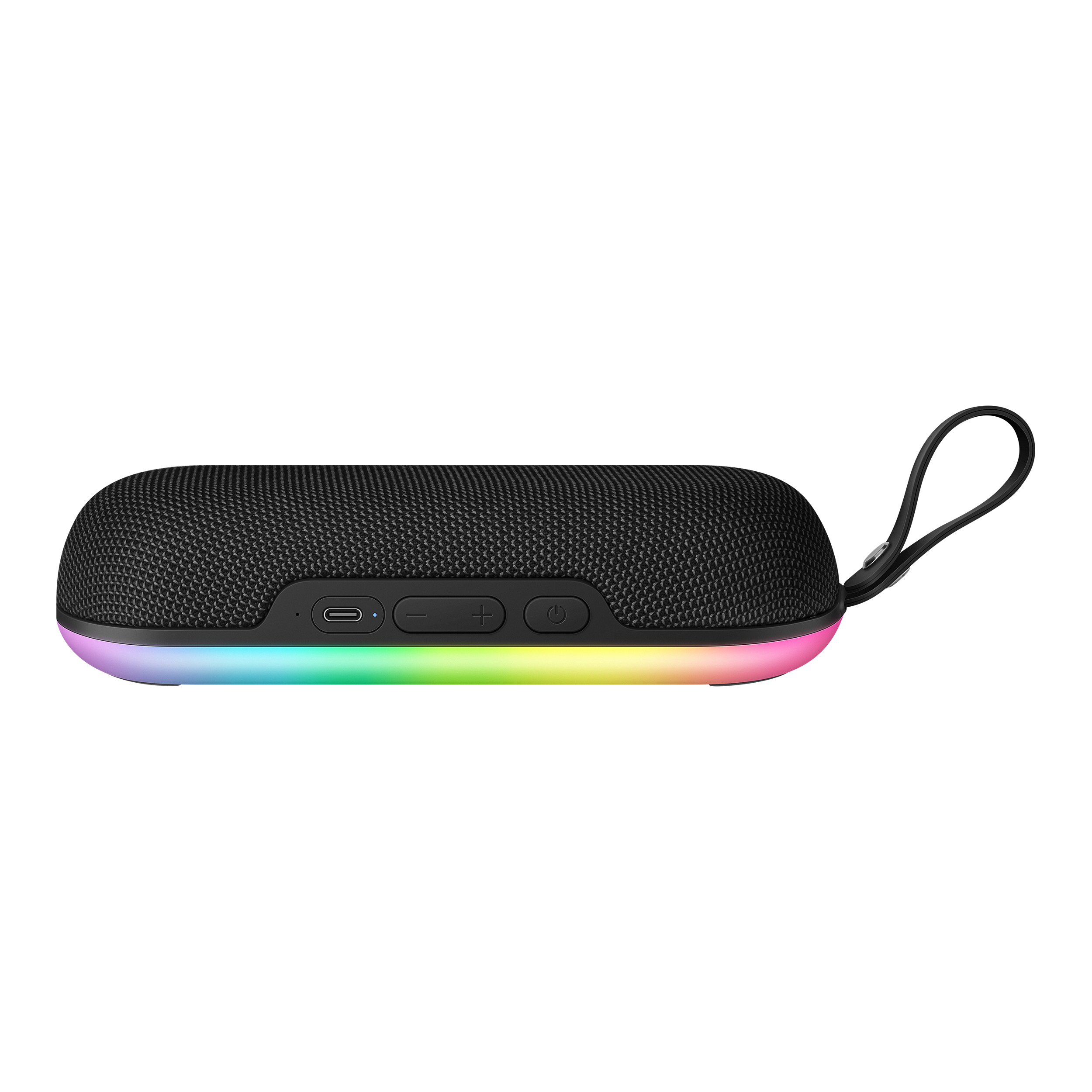 STEREN Bocina Bluetooth con iluminación neón LED BOC-950