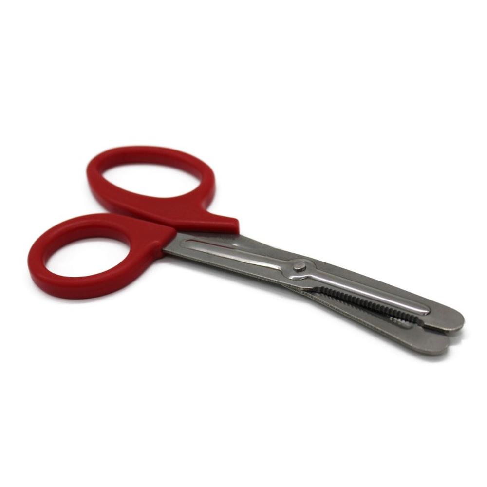 PACK 30 SUPER TIJERA INOXIDABLE PUNTA REDONDA ROJA MAPLE TOOLS