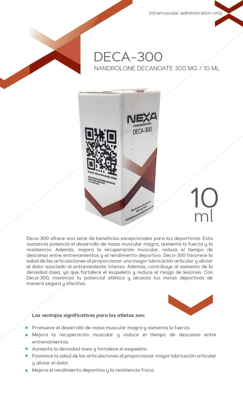Deca 300 Nexa Pharma Inyectable Nandrolona 300mg x 10ml Masa y Fuerza