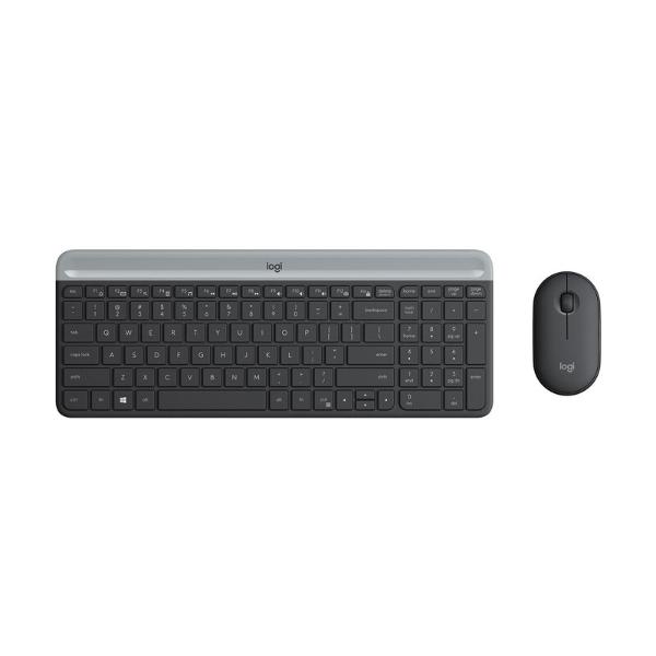 Logitech Slim Wireless Combo MK470 teclado RF inalámbrico Blanco