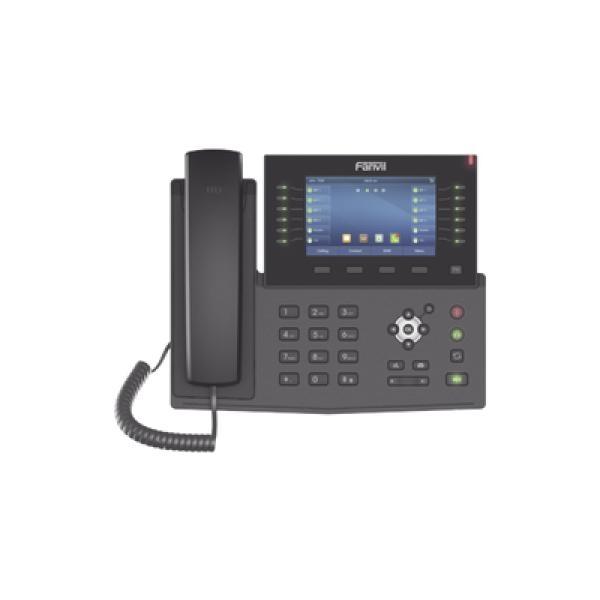 Fanvil Teléfono IP empresarial para 20 lineas SIP, Bluetooth integrado ...
