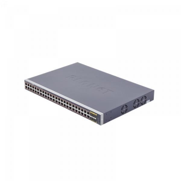 Planet Switch Administrable de 48-Puertos 10/100/1000T 802.3at PoE + 4 ...