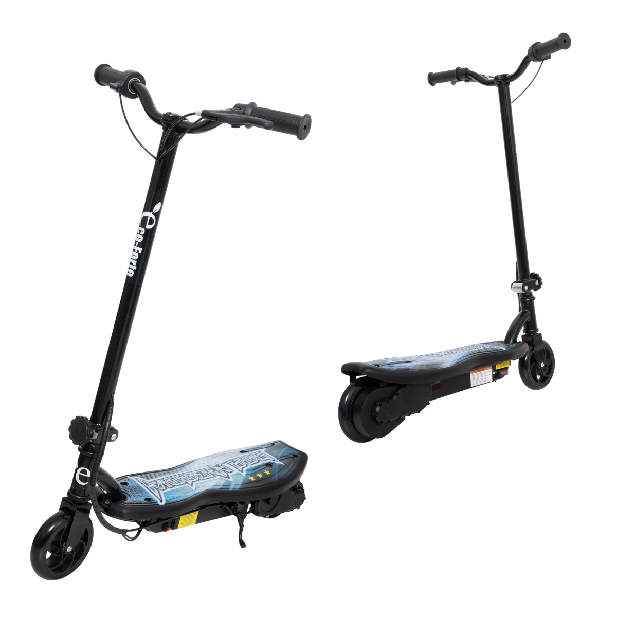 Scooter Patín Eléctrico Eco-forte Plegable 24v 120w 12km/h Negro