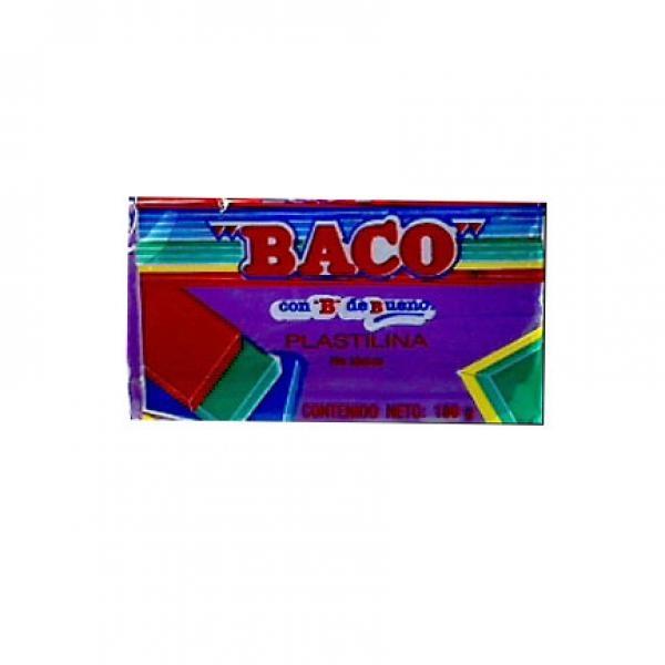 Baco PLASTILINA BACO MARQUETA 180GR VIOLETA No.63