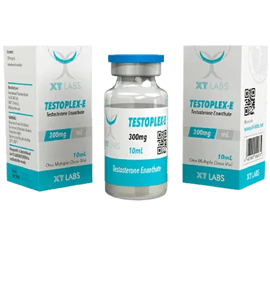 Testoplex-E XT Labs Enantato 300mg x 10ml Inyectable Volumen y Fuerza Real