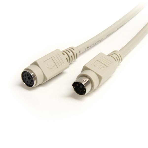 StarTech.com CABLE 1.8M PS/2 DE EXTENSION ALARGADOR PARA RATON TECLADO