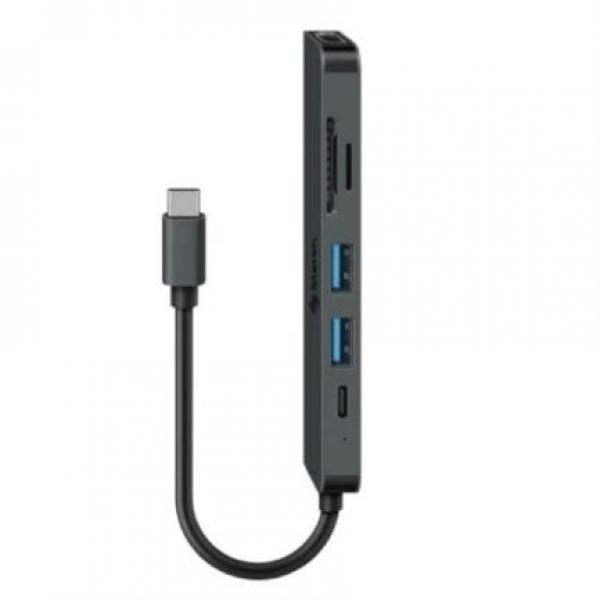 Steren Estación de Conexión Steren USB C 6 en 1 Color Negro