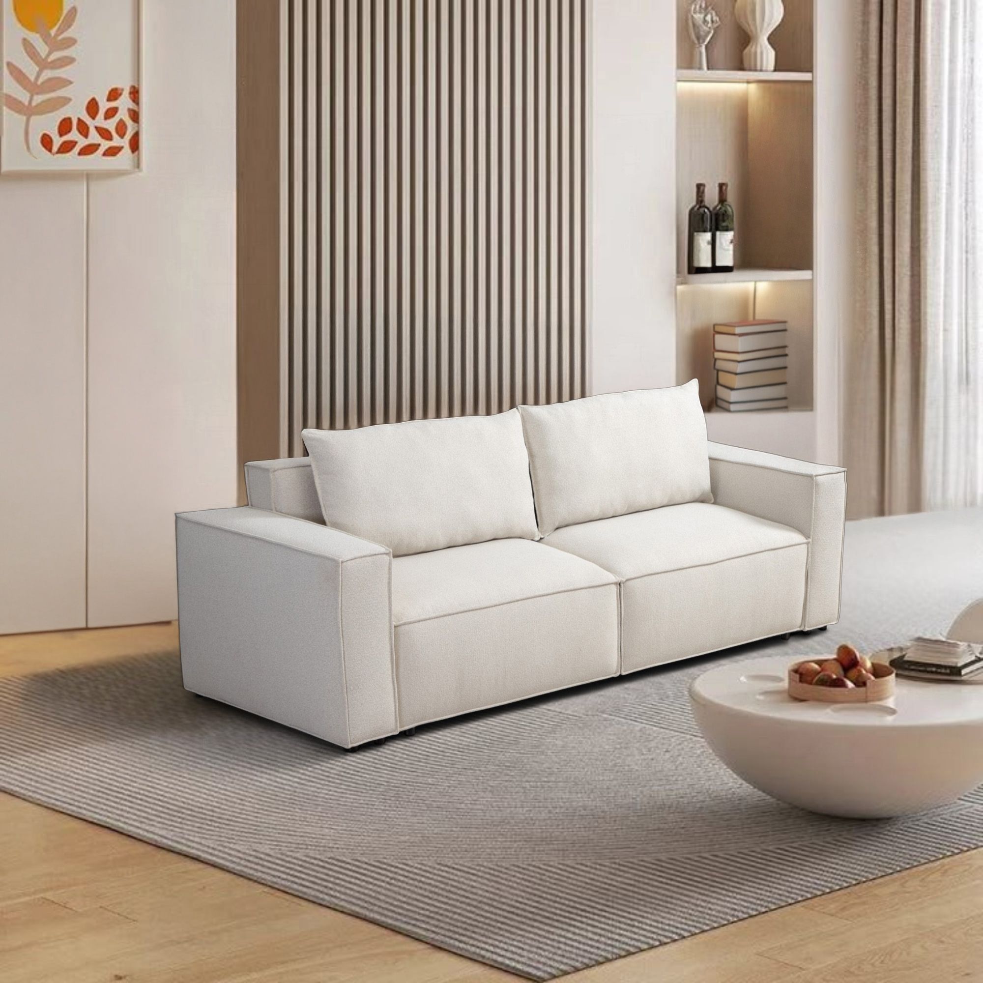 Ilios Innova Sofá Cama Moderno Con Relleno De Espuma Tela De