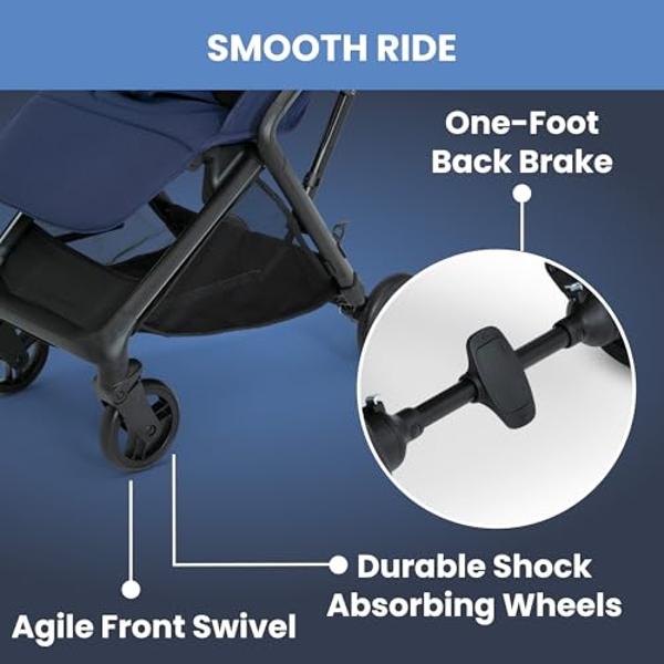 Thule Spring Stroller - Compact Baby Stroller Perfect for Everyday Use ...