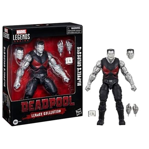 Marvel Legends Series Colossus, Deadpool Legacy Collection Deluxe ...