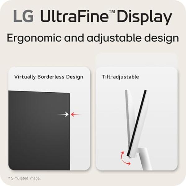 LG 27US500-W Ultrafine Monitor 27-Inch 4K UHD (3840x2160) HDR10 IPS ...