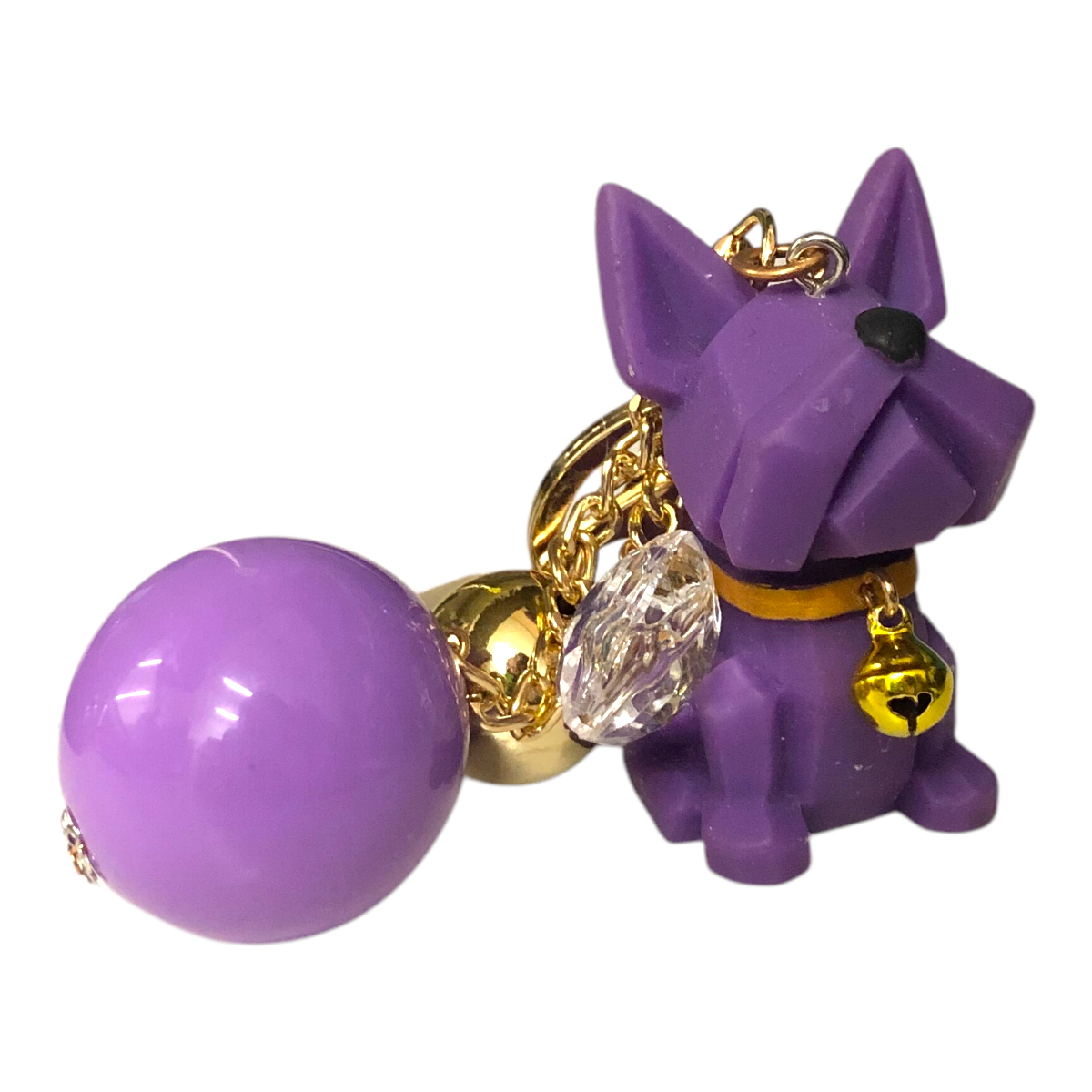 Llavero Morado Perrito