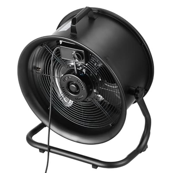 Tech Drive High Velocity Floor Fan,12 inch Heavy Duty Metal Industrial ...