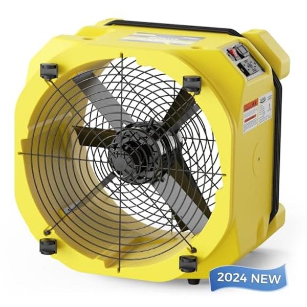 ALORAIR 3000 CFM Axial Air Mover Floor Dryer, Industrial High Velocity ...